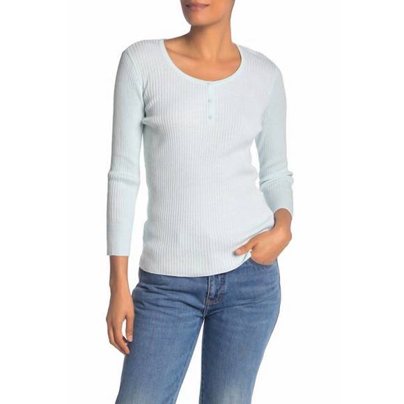 Michael Stars | Tops | New Michael Stars Ribbed Robyn Top In White ...